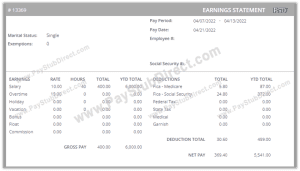 How to Make your Own Paycheck Stubs